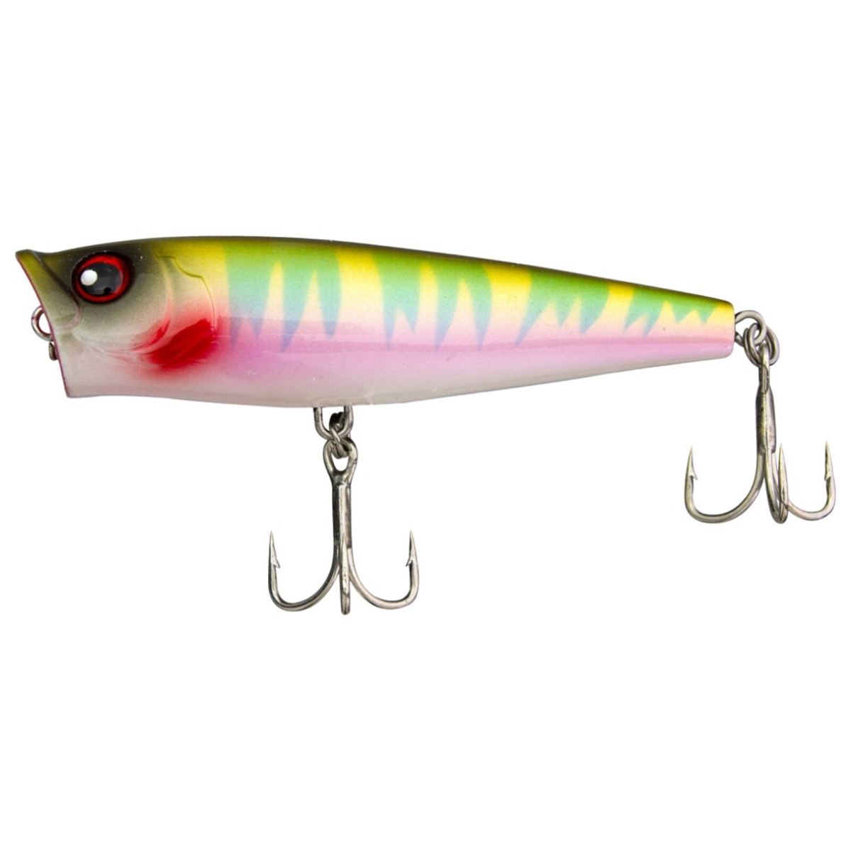 68mm FishArt Dynamite Stream Trout Popping Fishing Lure - 7gm Topwater ...