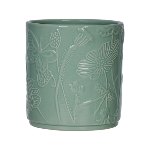 Northcote Pottery 16cm Springtime Mint Pot - Bunnings Australia