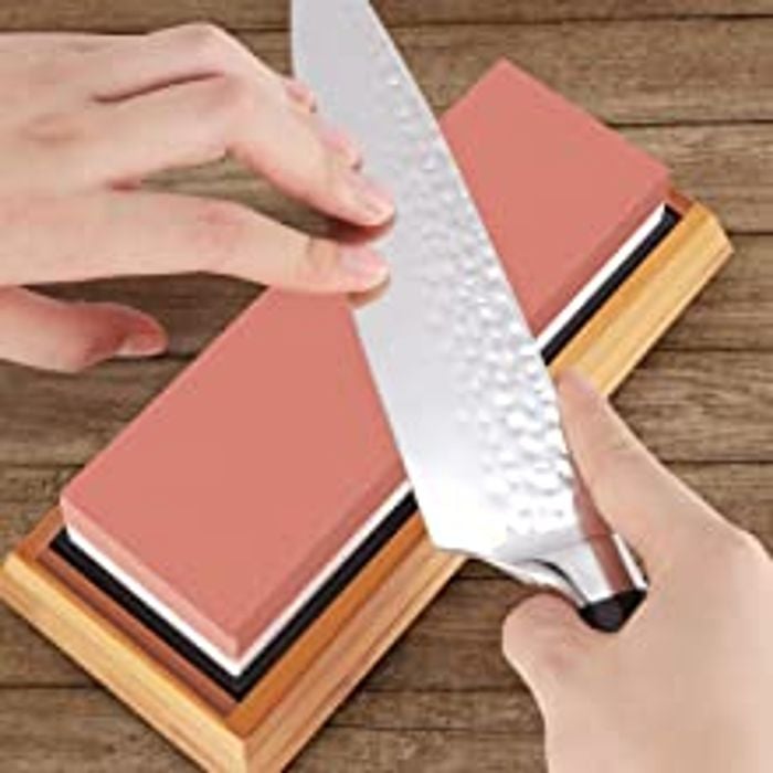 Knife Sharpening Stone Kit, 4 Side Grit 400/1000 3000/8000 - Bunnings ...