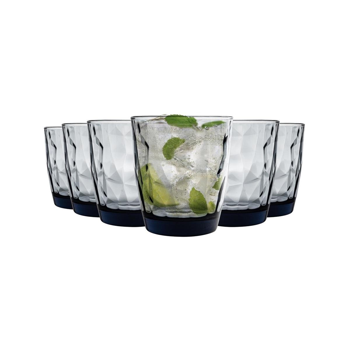 Bormioli Rocco Diamond Dimpled Double Old Fashioned Tumblers - 390ml ...