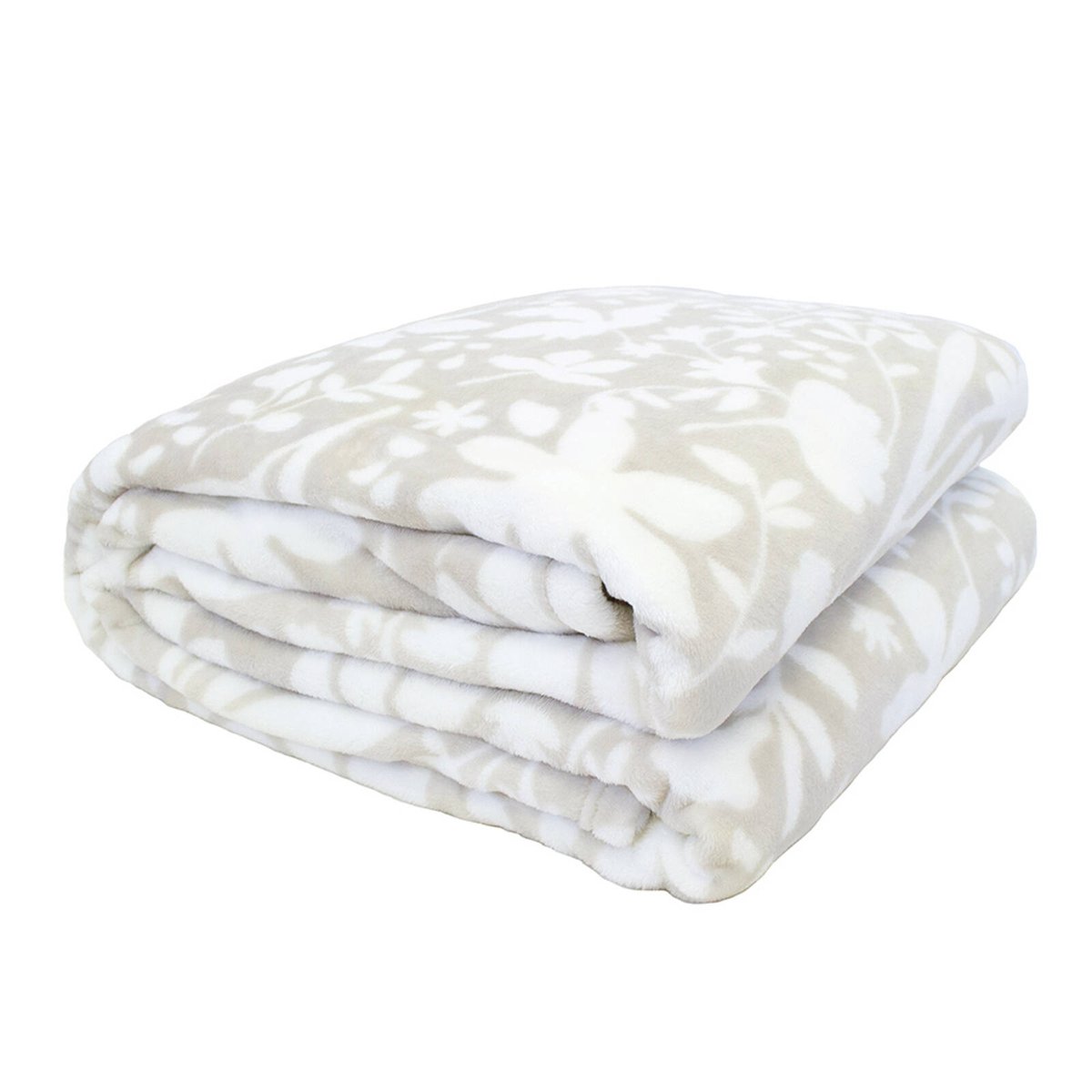 Bambury Liv Ultraplush 280GSM Bedding Blanket Pebble Super King ...