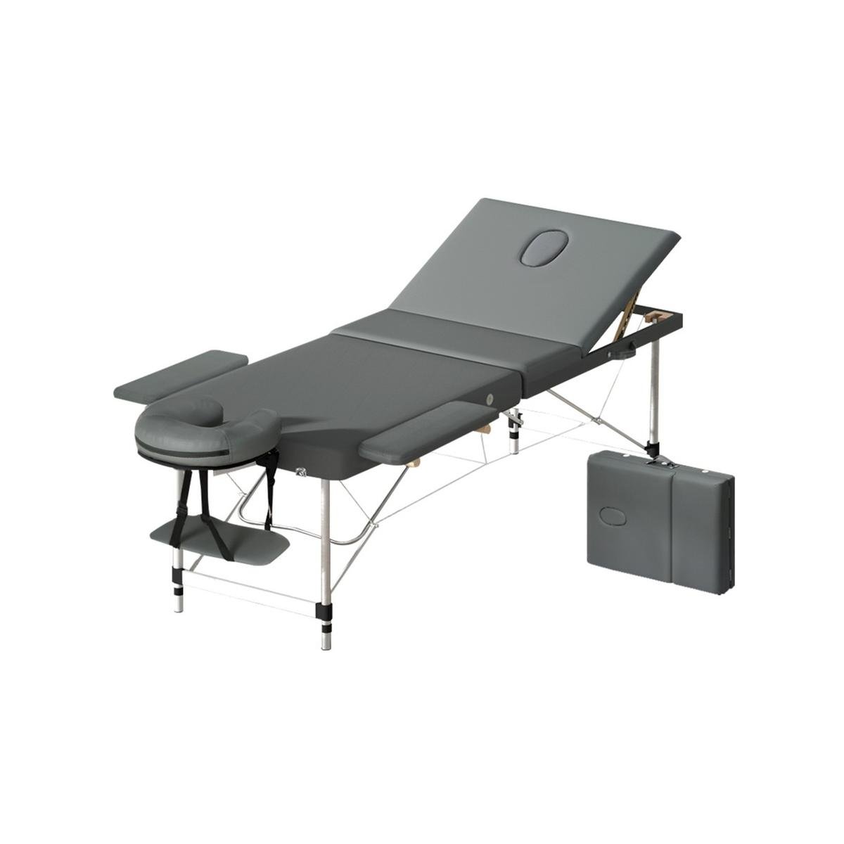 Zenses Massage Table Portable 2 Fold Bed Beauty Therapy 55cm Bunnings