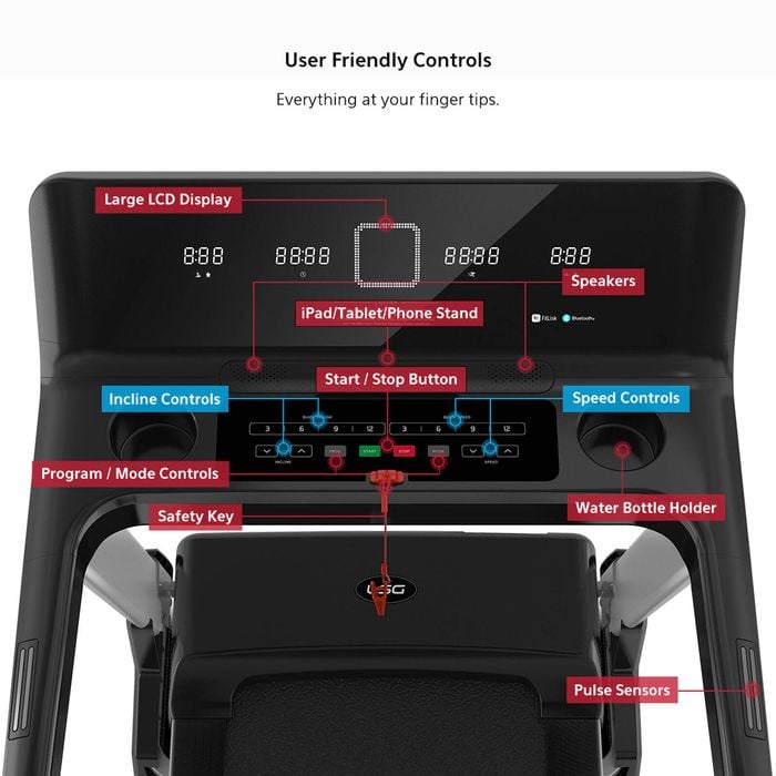 LSG Fitness Vulcan M2 Treadmill - Bunnings Australia