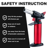 Gourmet Kitchen Refillable Butane Kitchen Blow Torch - Red And Black ...