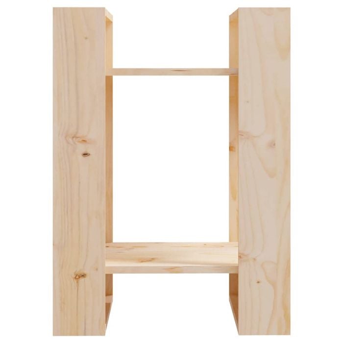 vidaXL Solid Wood Pine Book Cabinet/Room Divider Storage Rack Shelf ...
