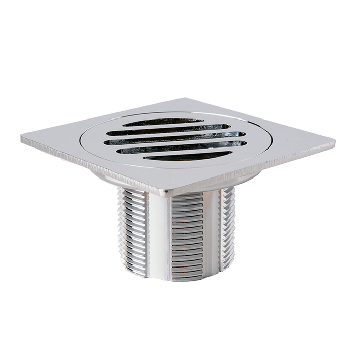 Bellessi Chrome Square Drain Cover - Bunnings Australia
