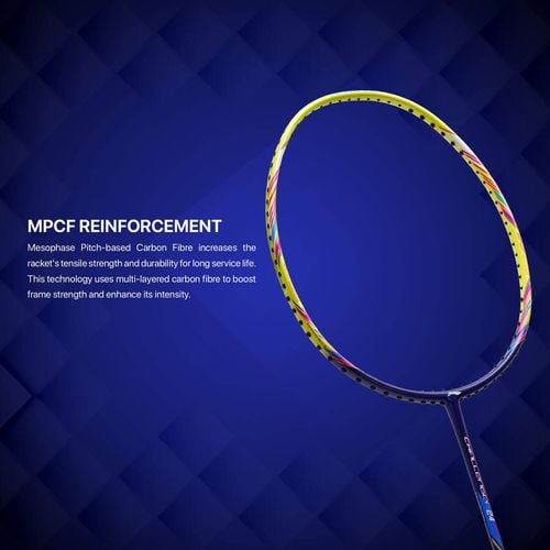 Li-Ning Challenger 24 Boost Carbon Graphite Strung Badminton Racket, 30 ...