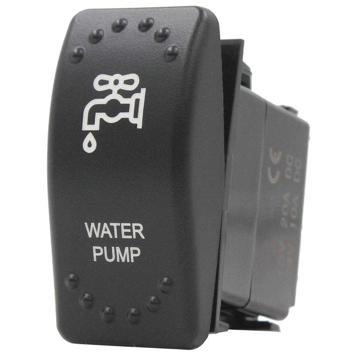 Switch Boss Dual Blue LED Laser Etched Rocker Switch - Water Pump ...