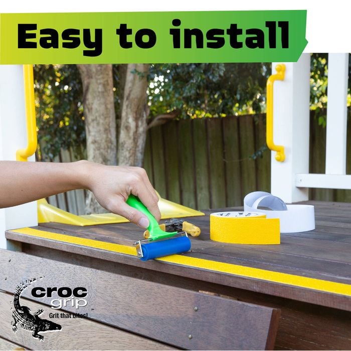 Croc Grip 5m x 50mm Black Heavy Duty Anti-Slip Tape - Bunnings Australia