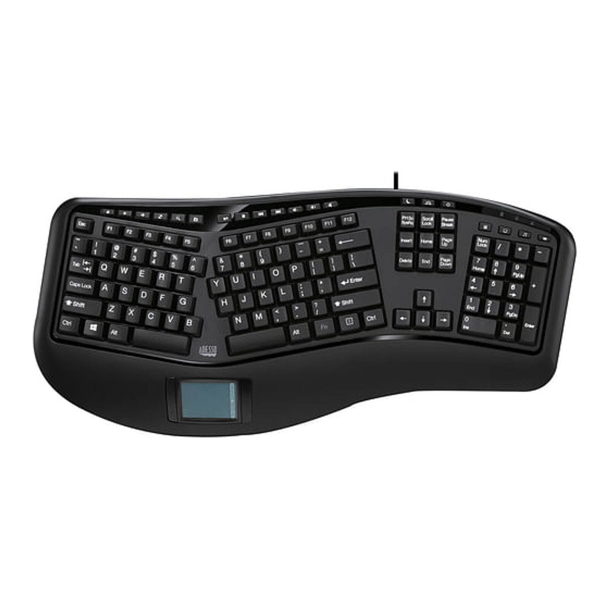 Adesso Tru-Form Ergonomic Touchpad Keyboard [AKB-450UB] - Bunnings ...