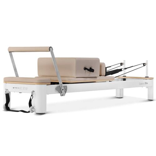 Lifespan Fitness Contour Pro Aluminum Pilates Reformer Bed Set (Beige ...