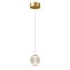 Vencha Langdon Single LED Pendant Light - Gold (3000K) - Bunnings Australia