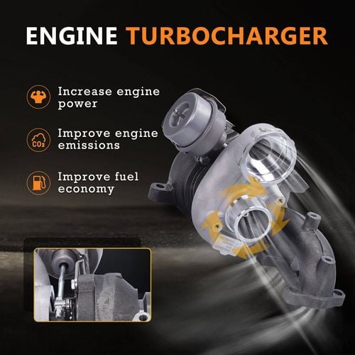 NEW BV39 Turbocharger For VW Touran Golf Caddy Jetta Passat B6 105HP 1 ...