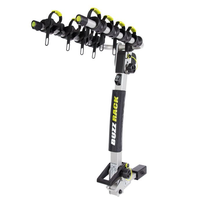 Buzzrack Buffalo H4 Hitch Mount 4-Bike Dual Arm Rack - Black - Bunnings Australia