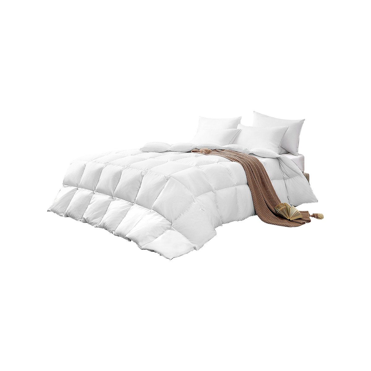 Bedra Goose Down Feather Quilt 500gsm Winter Summer Duvet Doona King ...