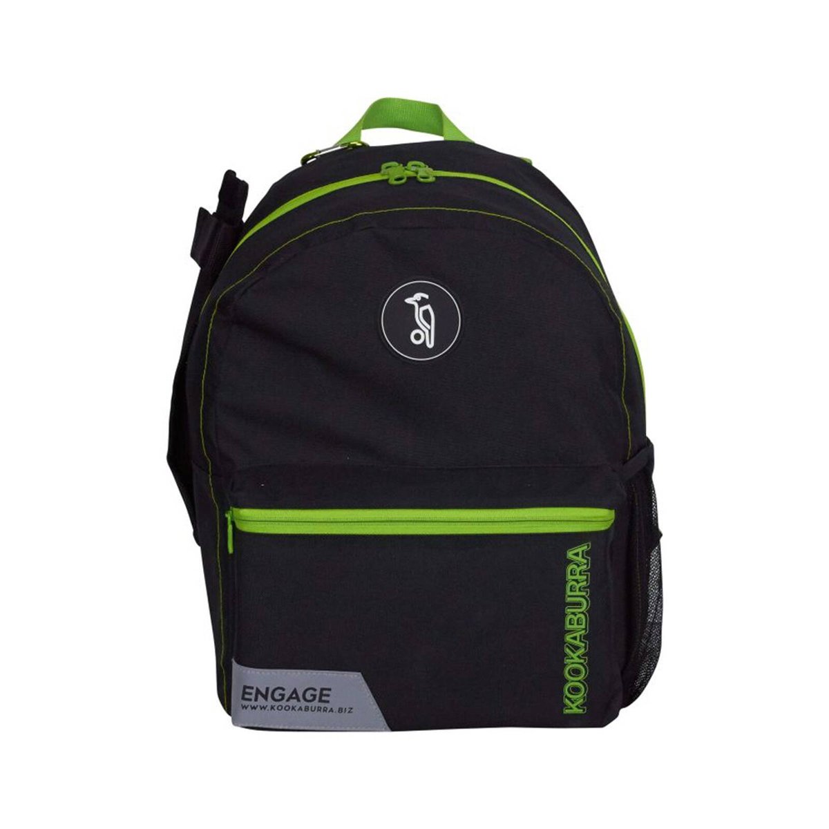 Kookaburra Engage Sports Rucksack/Backpack Bag Black/Lime - Bunnings ...