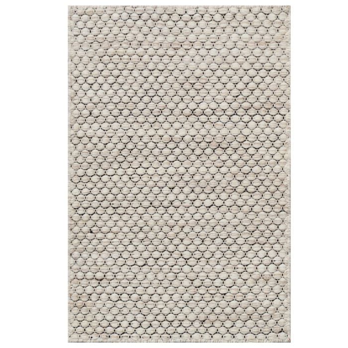 Handwoven Marble Wool Rug-6423-CREAM/BEIGE-60x90cm - Bunnings Australia