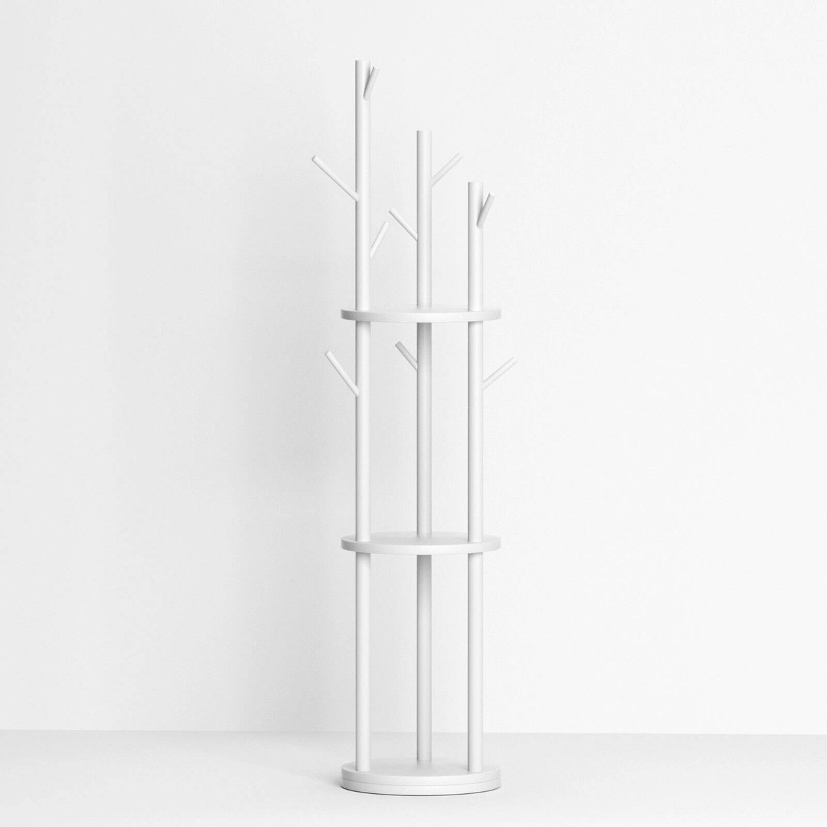 Lauft Rotating 3-Tier Hat Coat Clothes Rack Jacket Garment Hanger ...