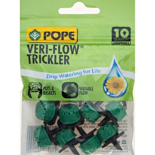 Pope Veri-Flow Threaded Trickler Dripper - 10 Pack - Bunnings Australia