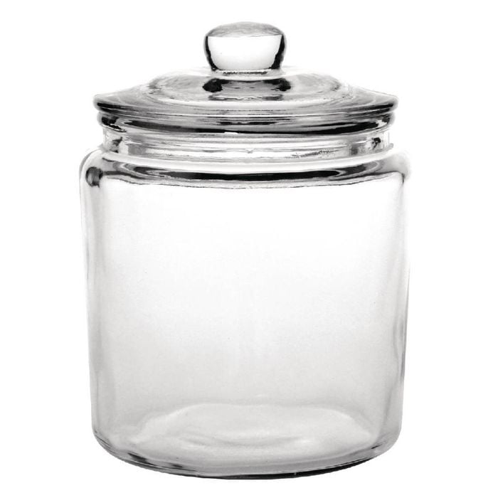 Olympia Glass Biscotti Jar 3.8ltr Kitchen Storage Pantry Organization ...