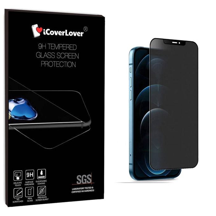 Icoverlover For Iphone 13 Mini Anti-spy Privacy Tempered Glass Screen ...