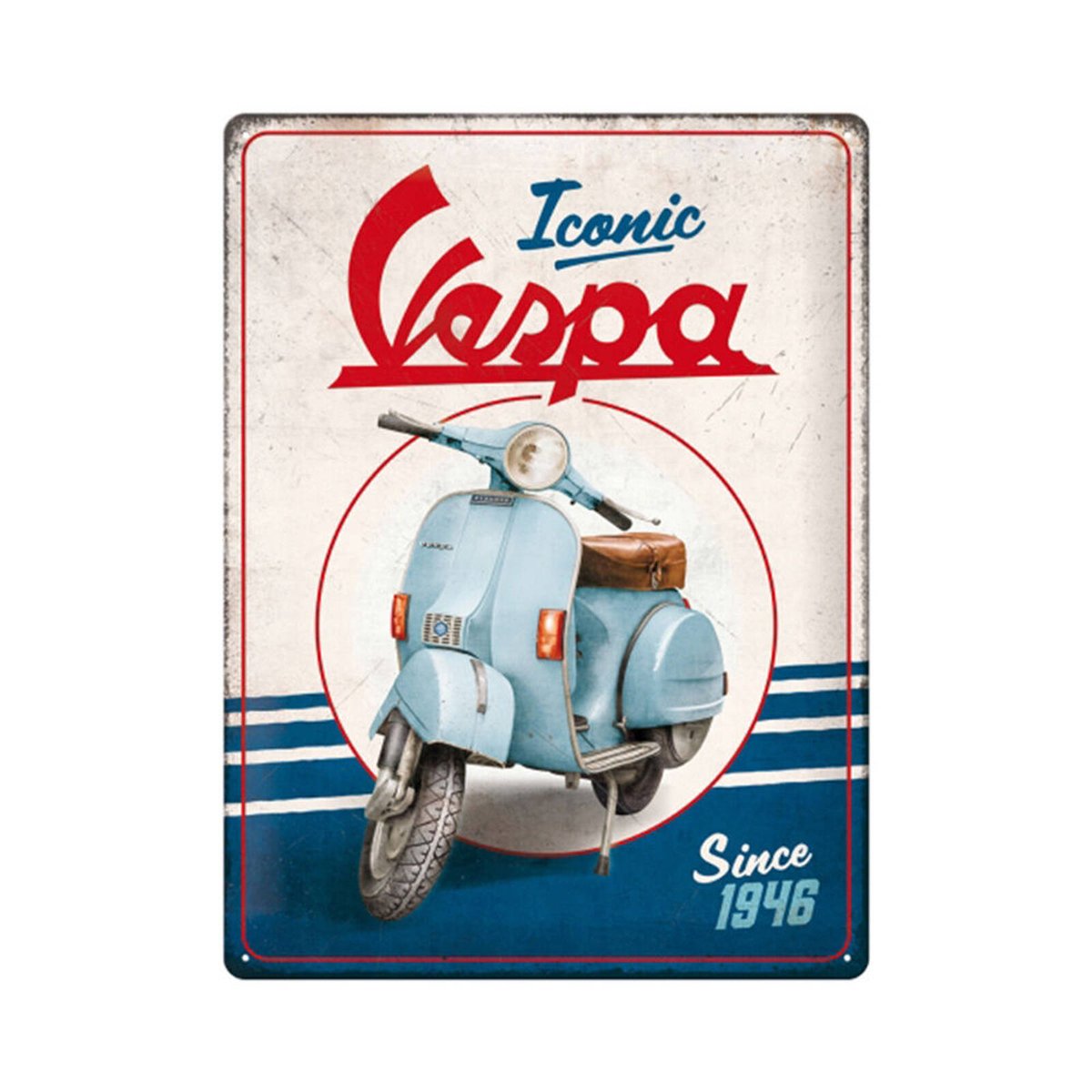 Nostalgic-Art Large Metal Sign Vespa Iconic Since 1946 30x40cm ...