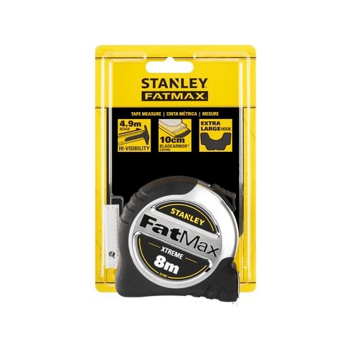 Stanley FatMax Xtreme 8m Full BladeArmor Tape Measure - Bunnings Australia