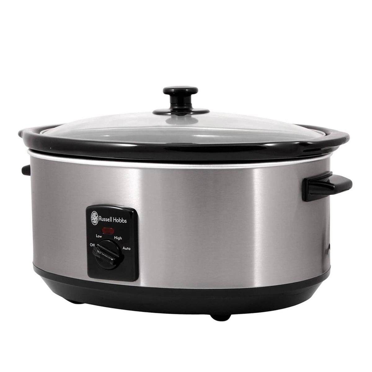 Russell Hobbs RHSC600 Electric 6 Litre Oval Slow Cooker - Bunnings ...