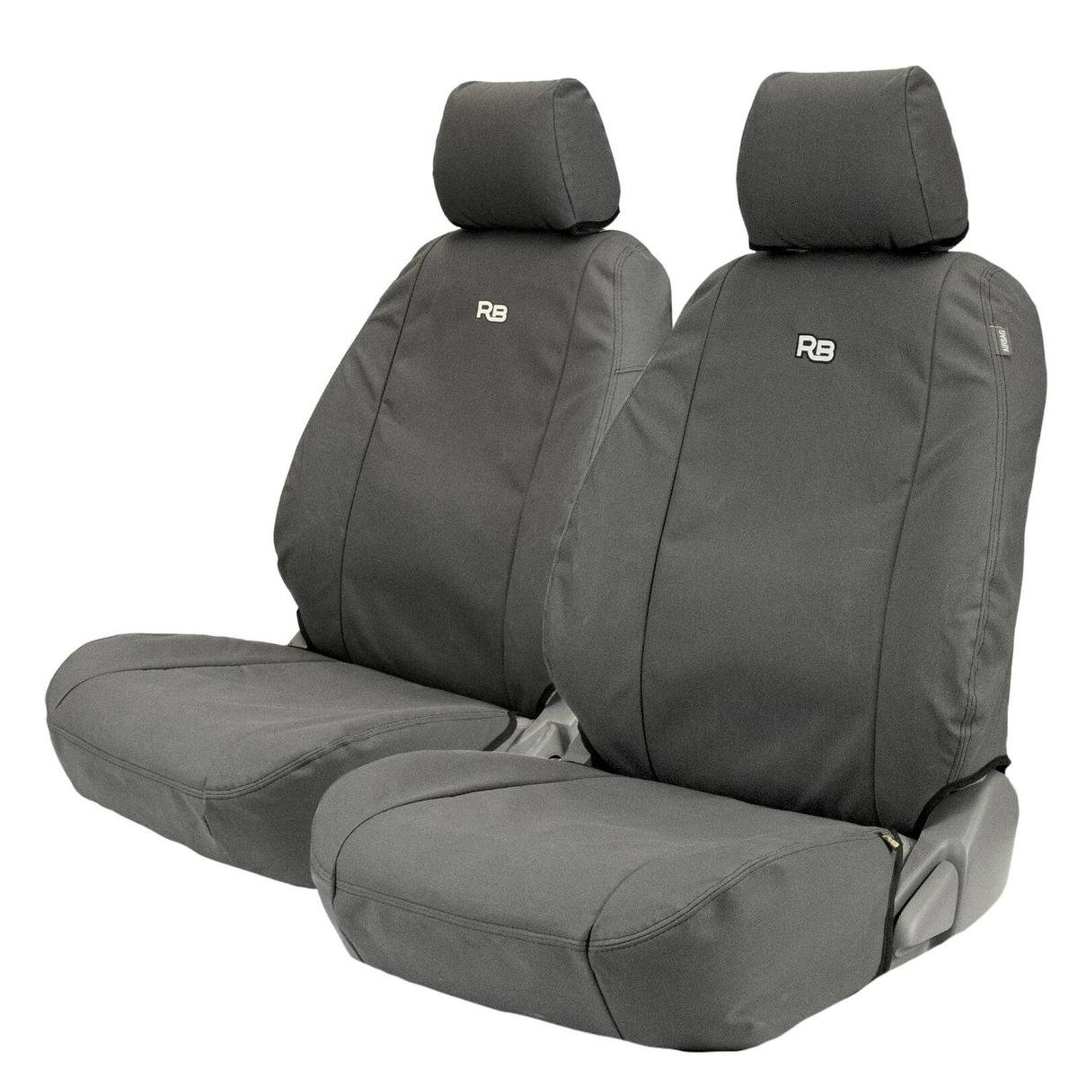 Razorback 4x4 XP7 Heavy Duty Canvas 2x Front Seat Covers Suitable for a ...