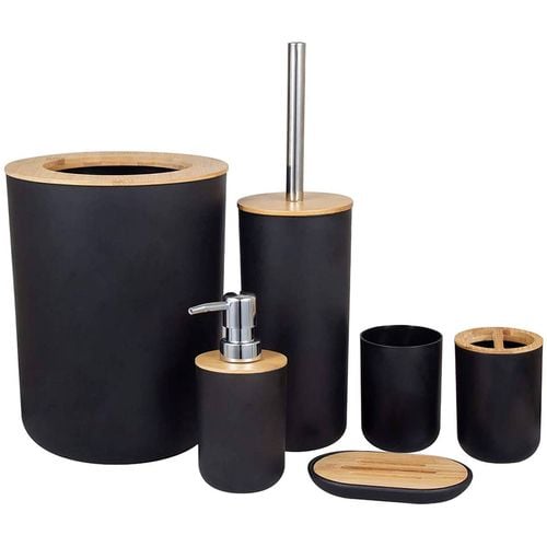 Estilo Bathroom Bamboo Set 6 Piece - Bunnings New Zealand