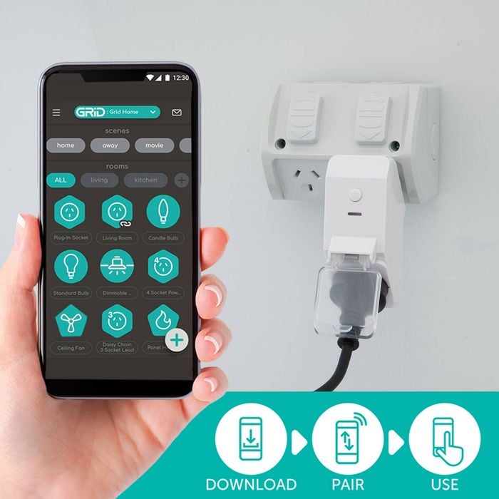 Arlec Grid Connect Smart IP44 Heavy Duty Timer - Bunnings Australia