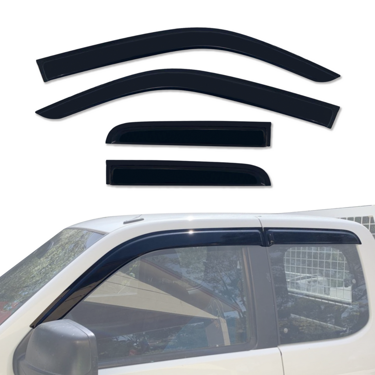 AUSGO Luxury Weather Shields for Ford Ranger PJ PK Series Extra Cab ...