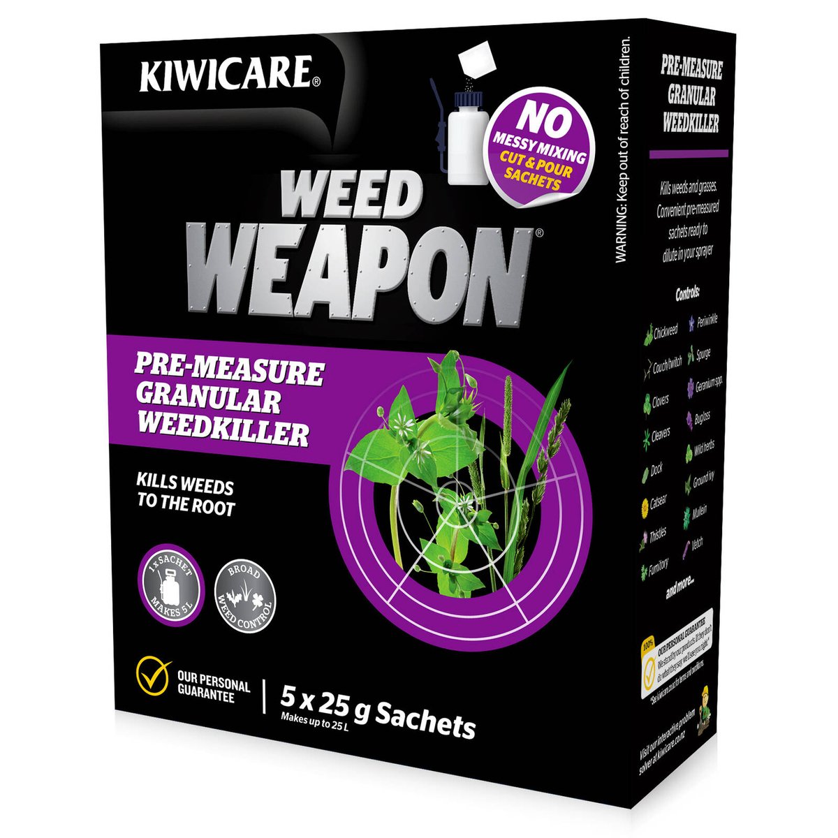 Kiwicare 125G Weed Weapon Pre Measure Granular Weedkiller - Bunnings ...