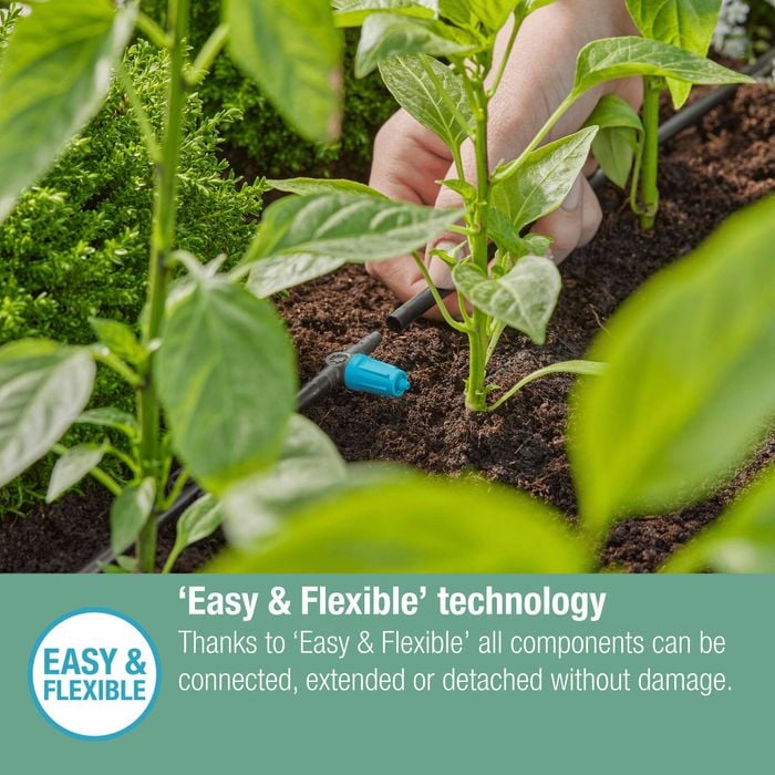 GARDENA 0 - 15L/h Micro Irrigation Adjustable Inline Drip Head - 10 ...