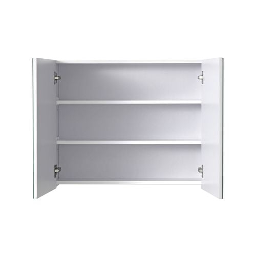 Mondella Rococo 750mm White Gloss Mirrored Shaving Cabinet - Bunnings ...