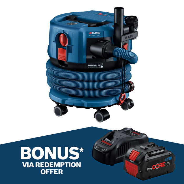 Bosch 18V Professional Dust Extractor 06019K2050 - Skin Only - Bunnings ...