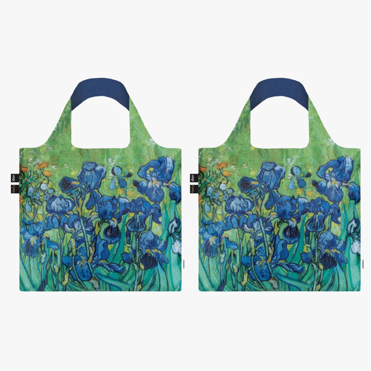 Loqi Museum Collection Vincent Van Gogh Irises Bag - Set Of 2 ...