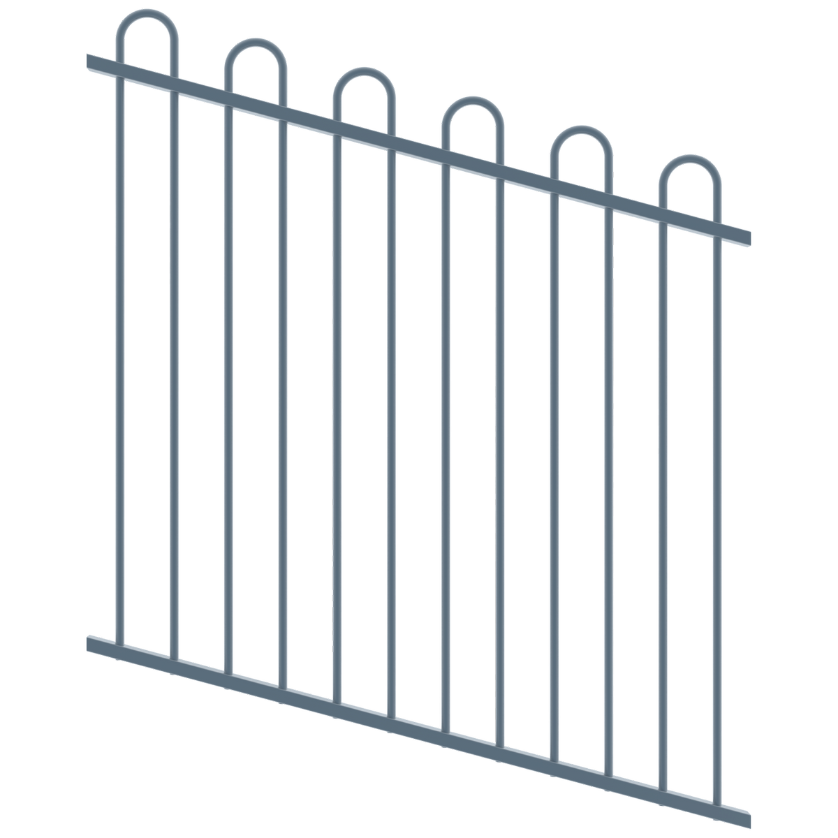 ProtectorAl 0350-1200W x 1200H Deep Ocean Loop Top Pool Fence Panel ...