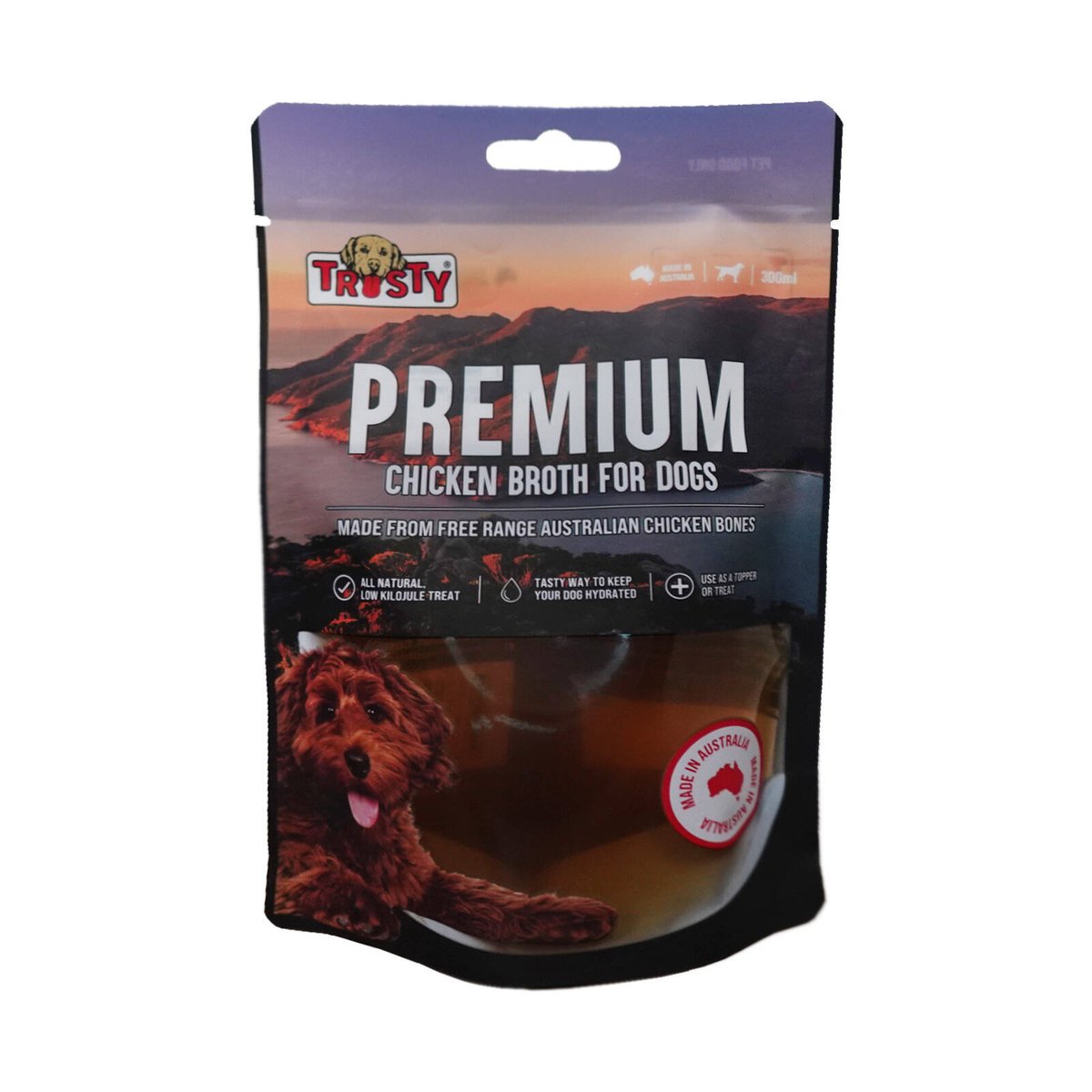 Trusty 300g Free Range Chicken Bone Broth Dog Treats - Bunnings Australia