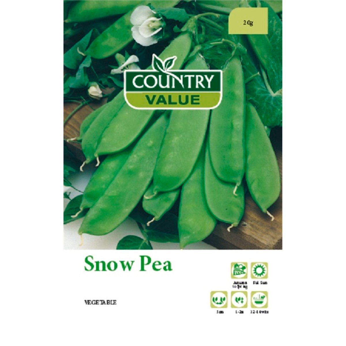 Country Value Seed Snow Pea - Bunnings New Zealand