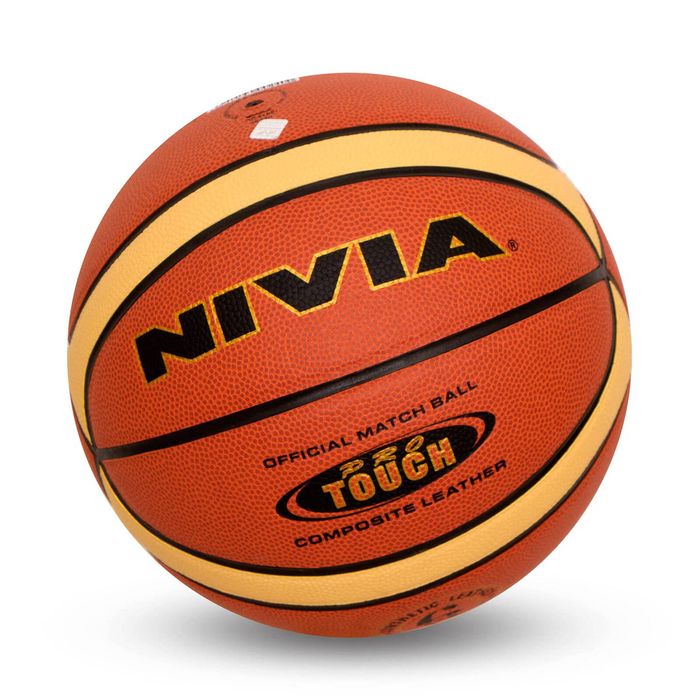 Nivia Pro Touch Basketball, Multicolour, Size 7 - Bunnings Australia
