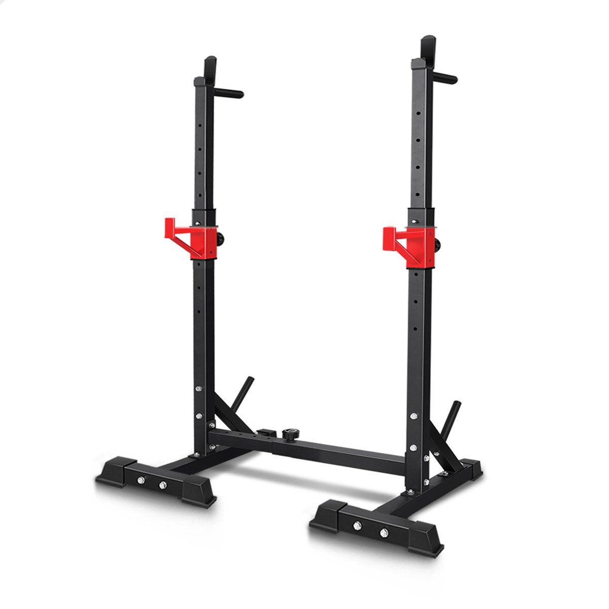 BLACK LORD Weight Bench Adjustable Squat Rack - Bunnings Australia