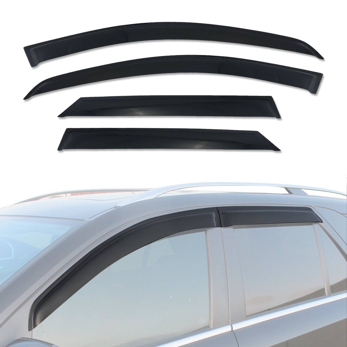 AUSGO Weather Shields for Mercedes Benz ML-Class ML W164 2005-2011 ...