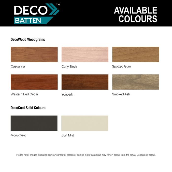 DECO 50 x 50mm Monument QuickClick DecoBatten Base - Bunnings Australia