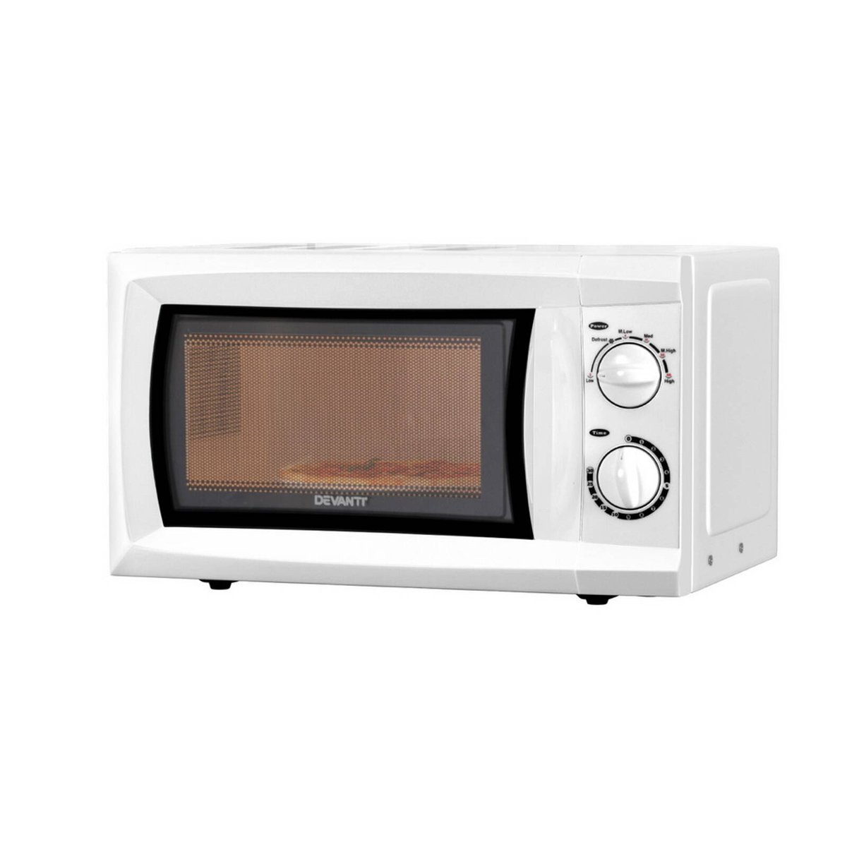 Devanti 20L Microwave Oven 800W White - Bunnings Australia