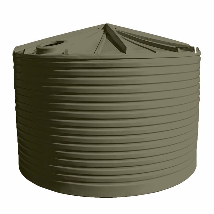 Clark Tanks 22000L Round Poly Water Tank - Dusk - Bunnings Australia