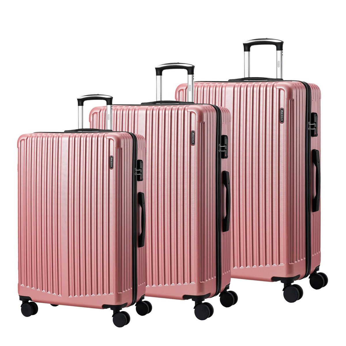 Mazam 3PCS Luggage Suitcase Trolley Set Travel TSA Lock Storage ABS ...