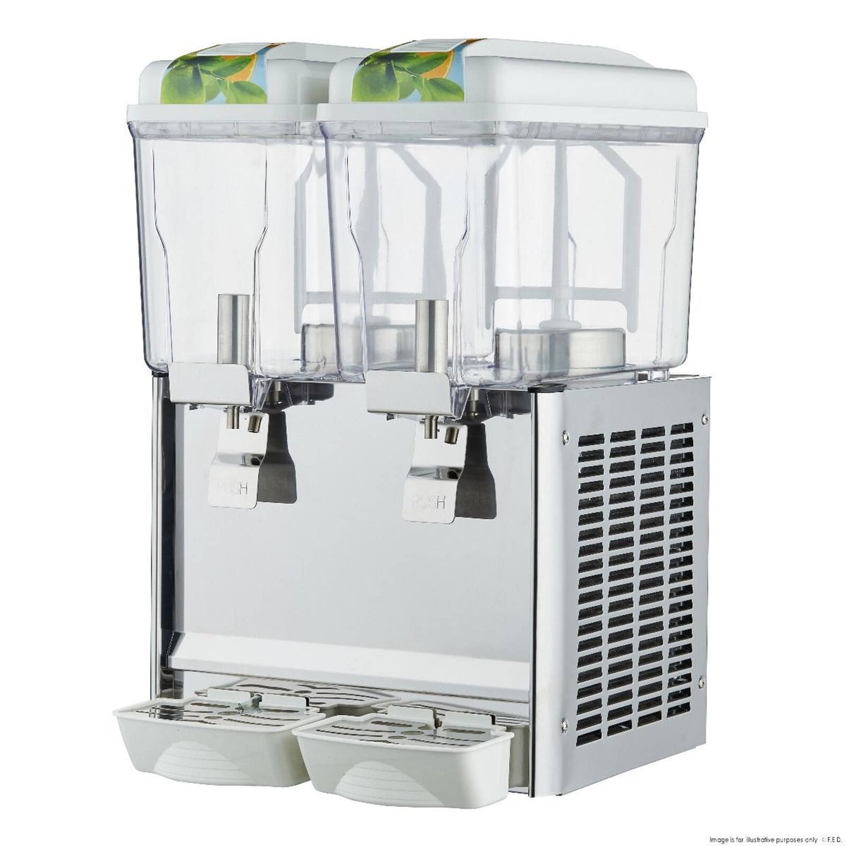 F.E.D Double Bowl Juice Dispenser - Refrigerated Drink Dispensers ...