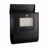 Sandleford Matt Black Solar Wall Mount Letterbox - Bunnings New Zealand