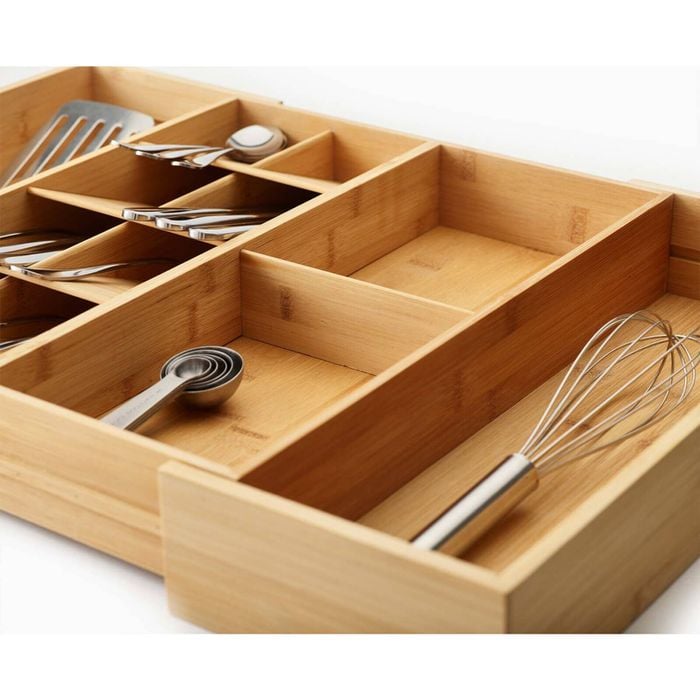 Joseph Joseph DrawerStore Bamboo Expanding Cutlery Organiser 40cm ...